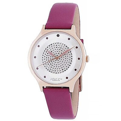 Johan Eric Djursland White Dial Ladies Watch JE1200-04-009B JE1200-04 ...