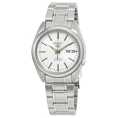 Seiko 5 Automatic Silver Dial Men's Watch SNKL15 SNKL15 - Seiko ...