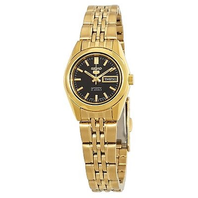 Seiko Series 5 Automatic Gold Dial Ladies Watch SYMK36 SYMK36 ...