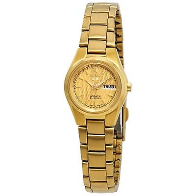 Seiko 5 Automatic Brown Dial Stainless Steel Ladies Watch SYMK25 SYMK25 ...