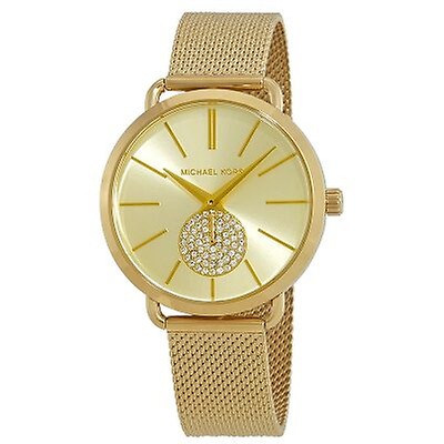 Michael Kors Camille Quartz Crystal White Dial Ladies Watch MK6844 ...