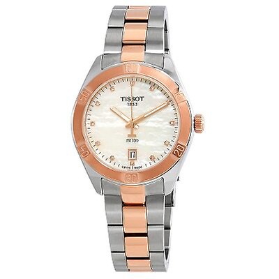 Tissot Bridgeport Mother of Pearl Dial Ladies Watch T097.010.22.116.00 T097.010.22.116.00 ...