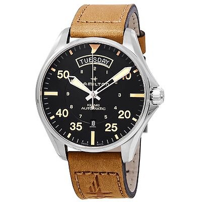 Hamilton Khaki Pilot Pioneer Chronograph Men's Watch H76512733 ...