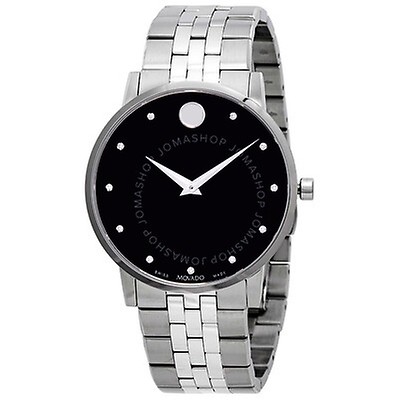 Movado Museum Classic Black Dial Men's Watch 0607199 0607199 ...