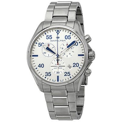 Hamilton Khaki Pilot Pioneer Chronograph Men's Watch H76512733 ...