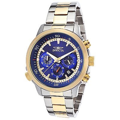 Invicta Pro Diver Chronograph Blue Dial Two-Tone Men's Watch 26082 ...