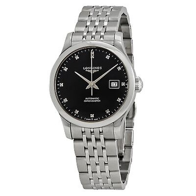 Longines Record Automatic White Dial Men's Watch L28214116 L2.821.4.11 ...