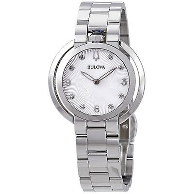 Bulova Casual Diamonds Ladies Watch 98P115 98P115 042429463325 - Bulova ...