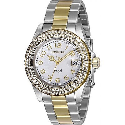 Invicta Specialty Quartz Gold Dial Yellow Gold-tone Ladies Watch 29491 ...