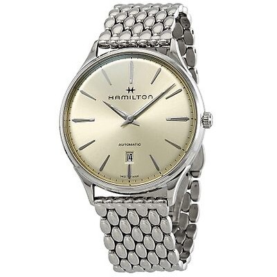 Hamilton Jazzmaster Automatic Diamond Silver Dial Ladies Watch ...