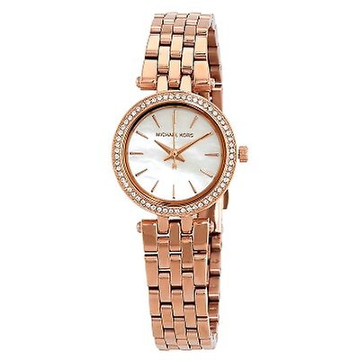 Michael Kors Darci Silver Dial Pave Bezel Ladies Watch MK3190 MK3190 ...