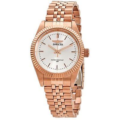 Invicta Angel Quartz Rose Dial Rose Gold-tone Ladies Watch 31072 31072 ...