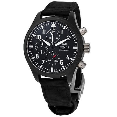 IWC Pilot Midnight Automatic Chronograph Blue Dial Men's Watch IW377714 ...