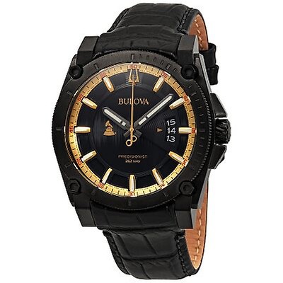 Bulova Precisionist Chronograph Black Dial Men's Watch 98B228 98B228 ...