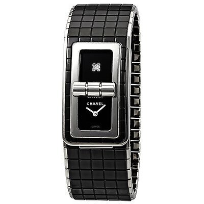 Chanel Code Coco Black Diamond Dial Steel and Ceramic Ladies Watch H5148 H5148 - Watches, Chanel ...