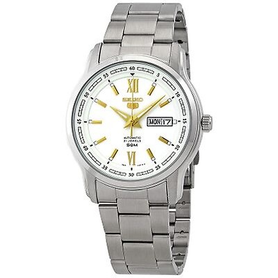 Seiko 5 Automatic White Dial Men's Watch SNKM83K1 SNKM83K1 ...