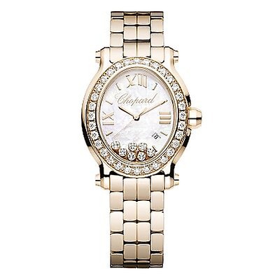 Chopard H Diamond 18kt White Gold Ladies Watch 10/6805 106805/1001 ...