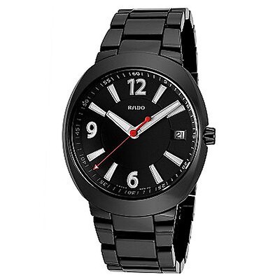 Rado Ceramica Quartz Black Dial Black Ceramic Men's Watch R21716242 ...