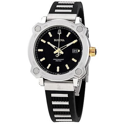 Bulova Precisionist Silver Dial Two Tone Ladies Watch 98M113 98M113 ...