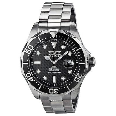 Invicta Pro Diver Black Dial Stainless Steel Men's Watch 8932 8932 ...