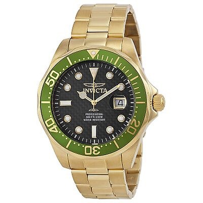 Invicta Pro Diver Chronograph Carbon Fiber Dial Men's Watch 17255SYB ...