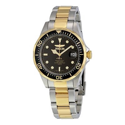 Invicta Pro Diver Automatic Silver Dial Two-tone Men's Watch 30501 ...