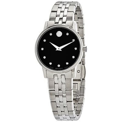 Movado Bold Silver Glitter Dial Ladies Watch 3600522 3600522 - Movado ...