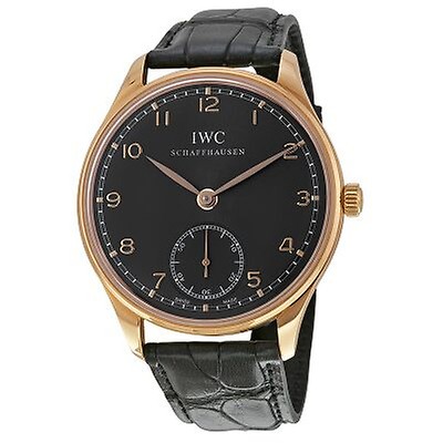 IWC Portugieser Perpetual Calendar Automatic Slate Grey 18 Kt Rose Gold ...