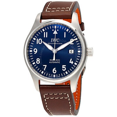 IWC Pilot's Mark XVIII Automatic Silver Dial Men's Watch IW327002 ...