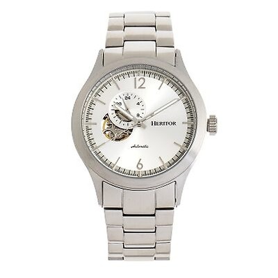 Heritor Edgard Automatic Silver Dial Men's Watch HR9101 HR9101 ...