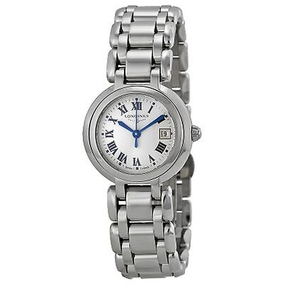 Longines PrimaLuna Moonphase Mother of Pearl Diamond Dial Ladies Watch ...