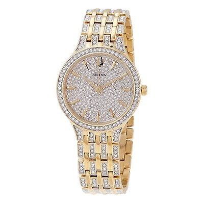 Bulova Regatta Quartz Diamond Mother of Pearl Dial Ladies Watch 98P202 ...