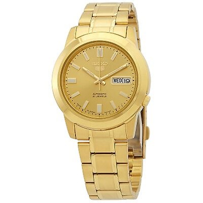 Seiko Series 5 Automatic Gold Dial Men's Watch SNK366 SNK366 - Seiko ...
