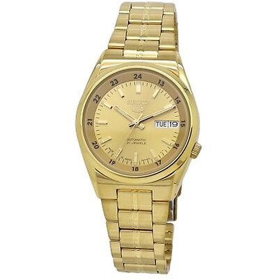 Seiko 5 Automatic Gold Dial Men's Watch SNZ450J1 SNZ450J1 4900969895890 ...