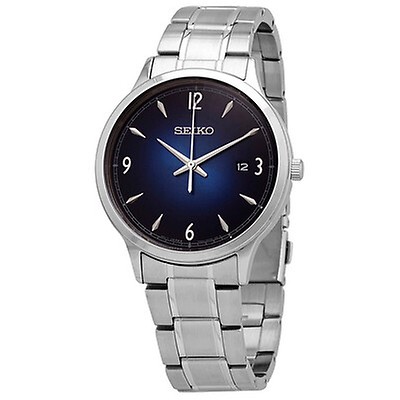 Seiko Essentials Quartz Silver Dial Men's Watch SUR307 SUR307 ...