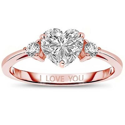 Amour Delmar 1/10 CT TW Diamond and Morganite Infinity Ring in Rose ...