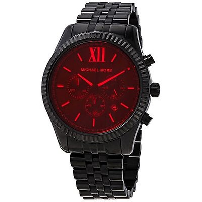 Michael Kors Lexington Chronograph Black Dial Men's Watch MK8286 MK8286 ...