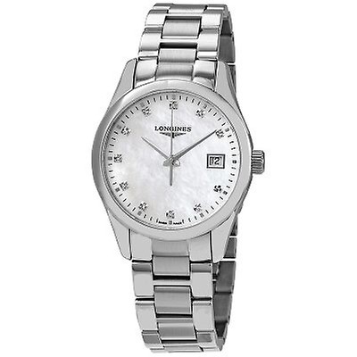 Longines Conquest V.H.P. Quartz Diamond Unisex Watch L3.316.4.88.6 L3 ...