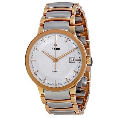 Rado Coupole Classic Silver Dial Black Leather Men's Watch R22860025 ...