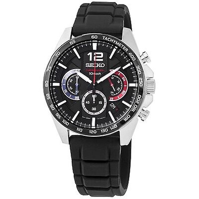 Seiko Chronograph Black Dial Men's Watch SSB033 SSB033 - Seiko ...