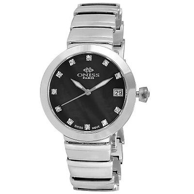 Oniss ON5559SS Quartz Blue Dial Ladies Watch ON5559SSIPBU ON5559SSIPBU ...