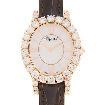 Chopard L'Heure Du Diamant Automatic Diamond Silver Dial Ladies Watch 139419 1414 139419 1414 ...