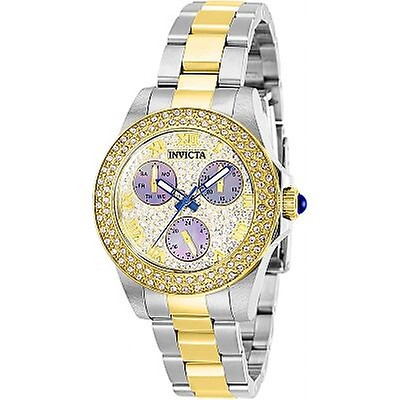 Invicta Angel Quartz Crystal Blue Dial Ladies Watch 28919 28919 ...