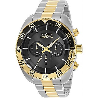 Invicta Pro Diver Chronograph Quartz Black Dial Men's Watch 30709 30709 ...