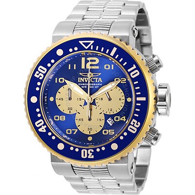 Invicta Pro Diver Chronograph Quartz Black Dial Men's Watch 30709 30709 ...