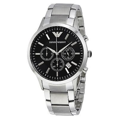 Emporio Armani Sportivo Black Dial Stainless Steel Men's Watch AR2457 ...