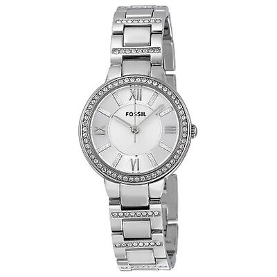 Fossil Jesse Crystal Rose Gold Dial Ladies Watch ES3020 ES3020 ...