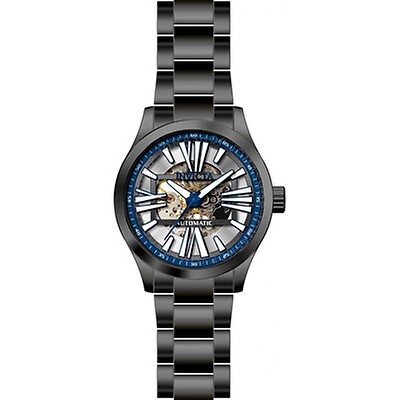 Bulova Classic Automatic Gunmetal Skeleton Dial Men's Watch 98A179 ...
