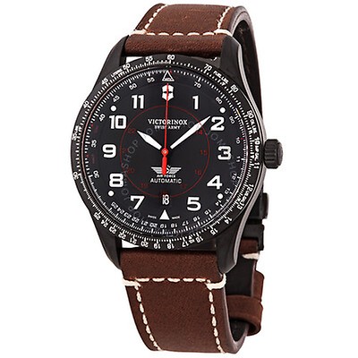 Victorinox Swiss Army AirBoss Automatic Black Dial Men's Watch 241507 ...