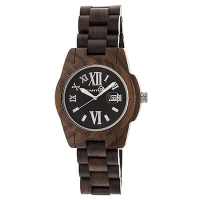 Earth Eco-Friendly Dark Brown Wood Raywood Watch EW1702 EW1702 ...